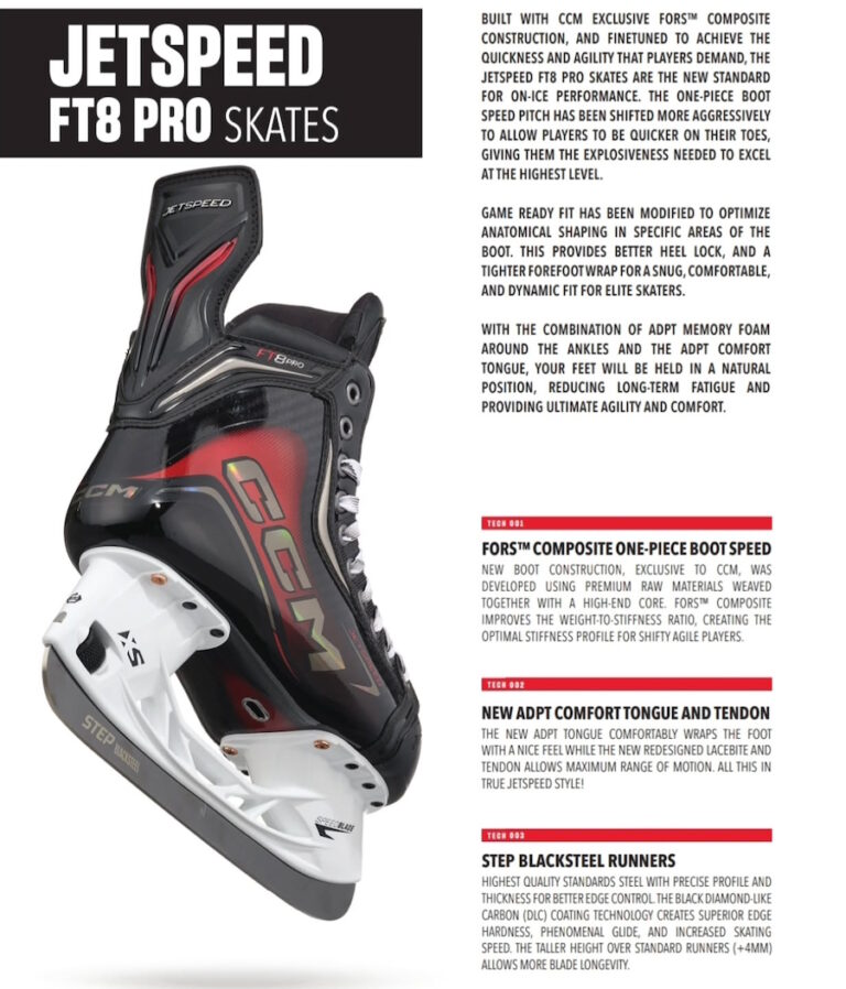 Коньки CCM JetSpeed FT8 Pro: что известно на данный момент?